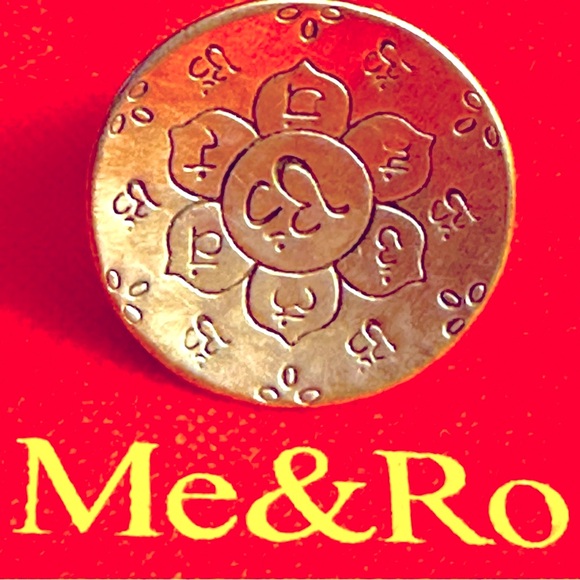 Me & Ro | Jewelry | Authentic Mero Sterling Silver Large Chakra Flower ...